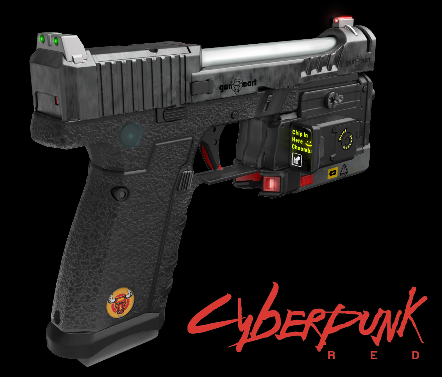 ArtStation - Cyberpunk Red: Black Chrome - GunMart Smart Special
