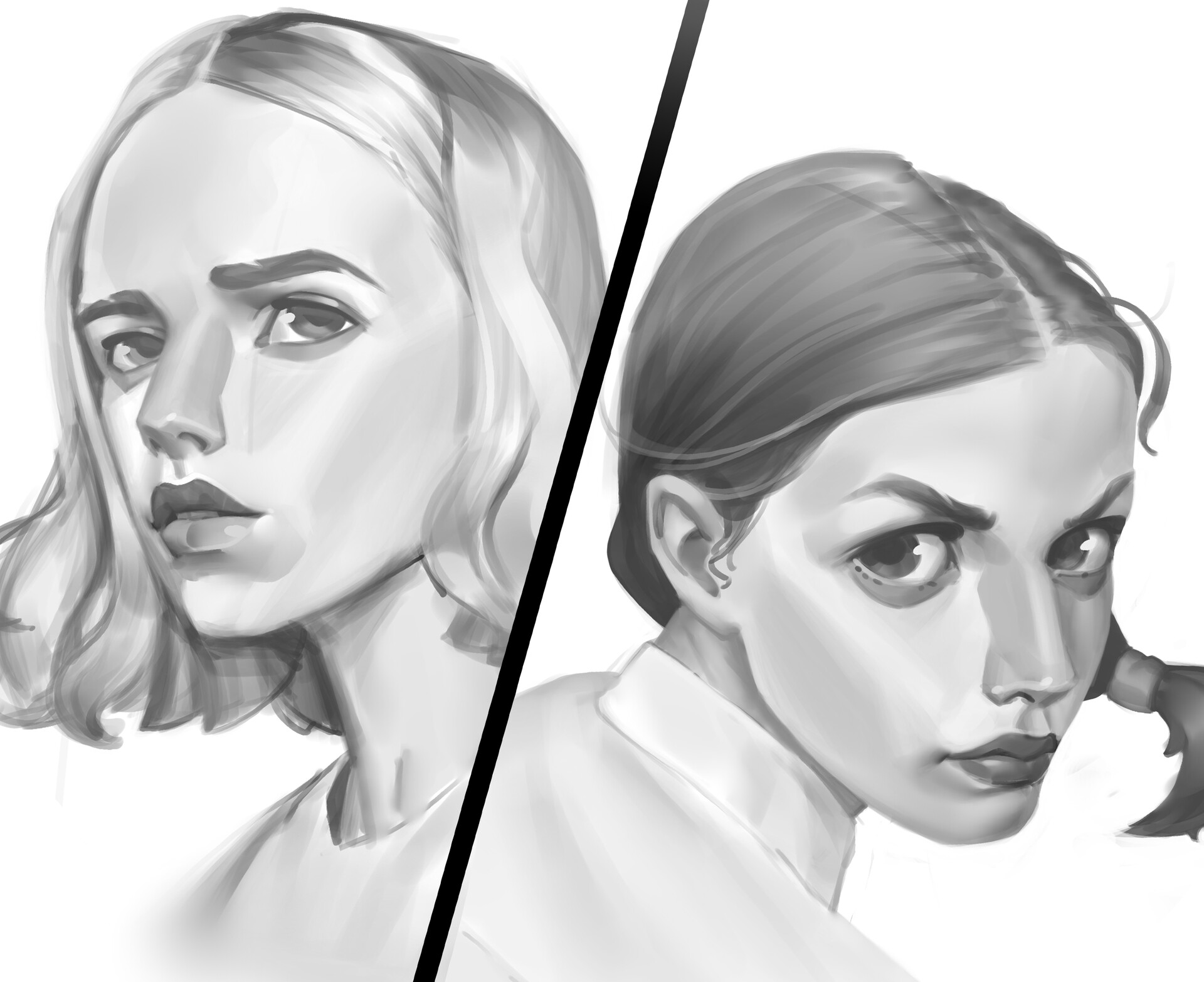 ArtStation - portrait practice