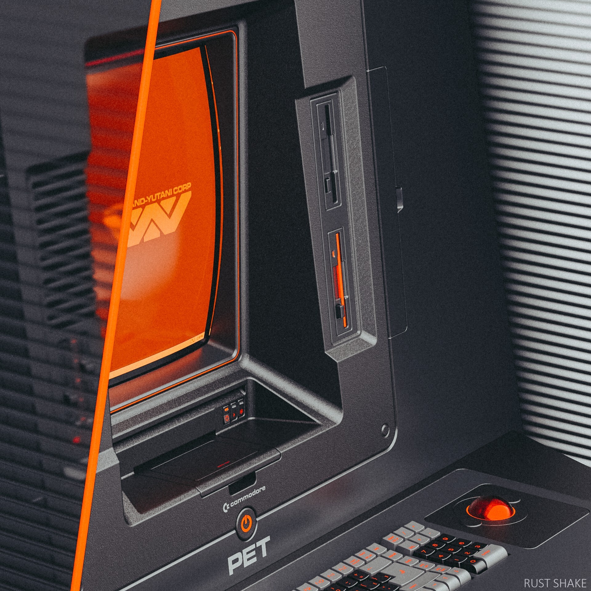 ArtStation - Weyland-Yutani Commodore PET Terminal