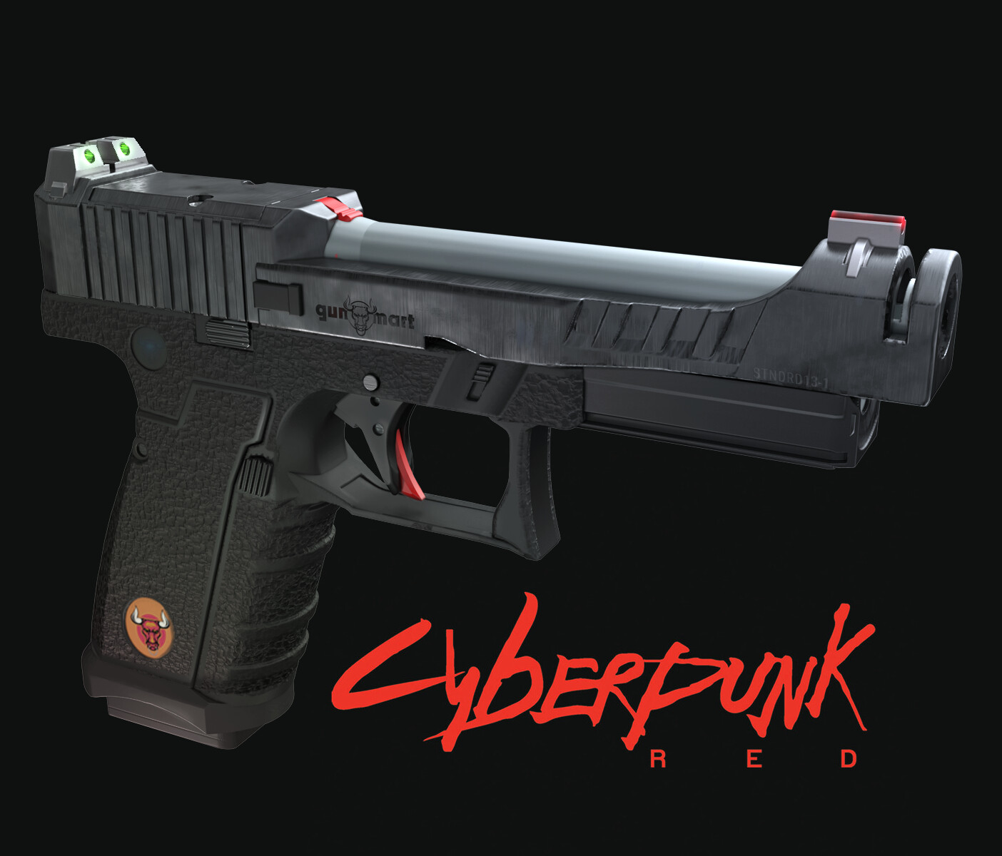 ArtStation - Cyberpunk Red: Black Chrome - GunMart Special