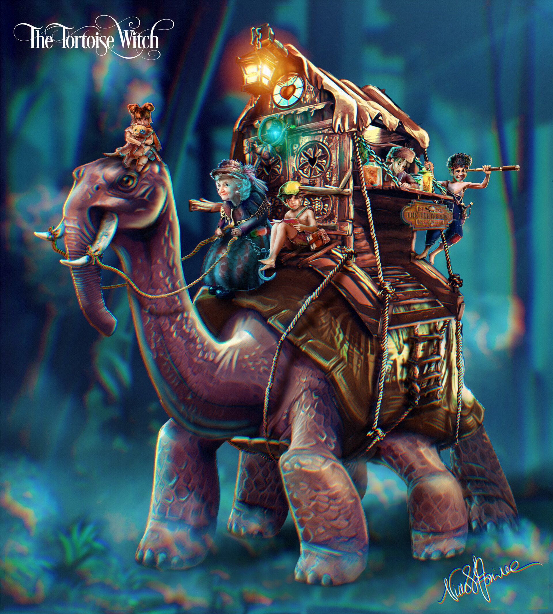 ArtStation - The Tortoise Witch