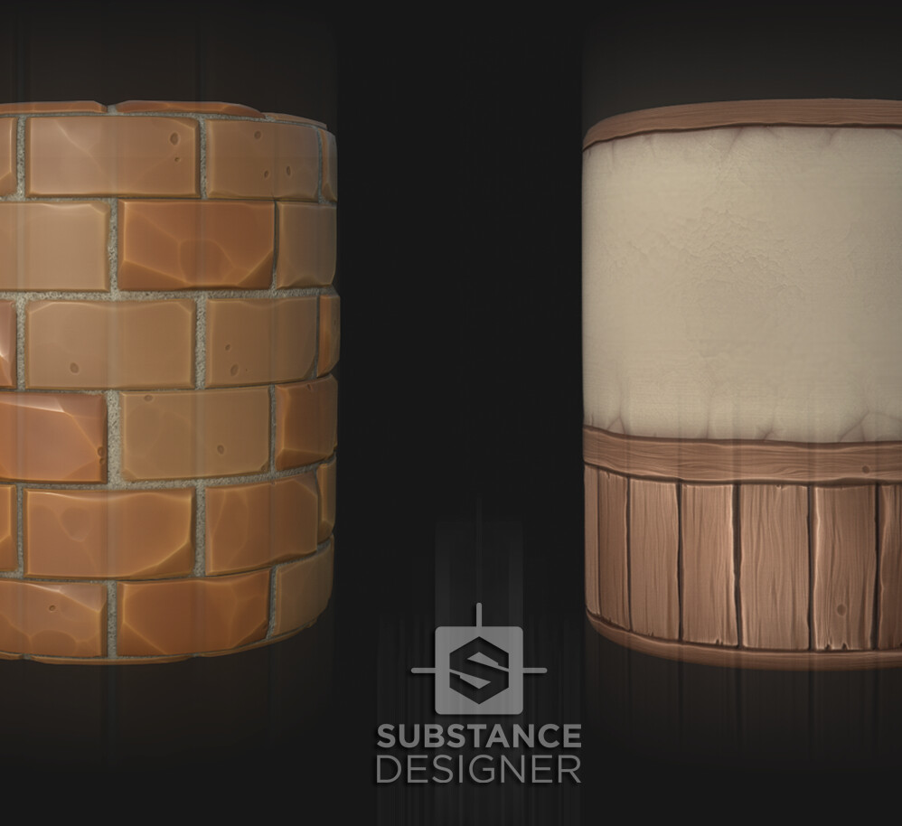 ArtStation - Stylized Materials (Substance Designer)