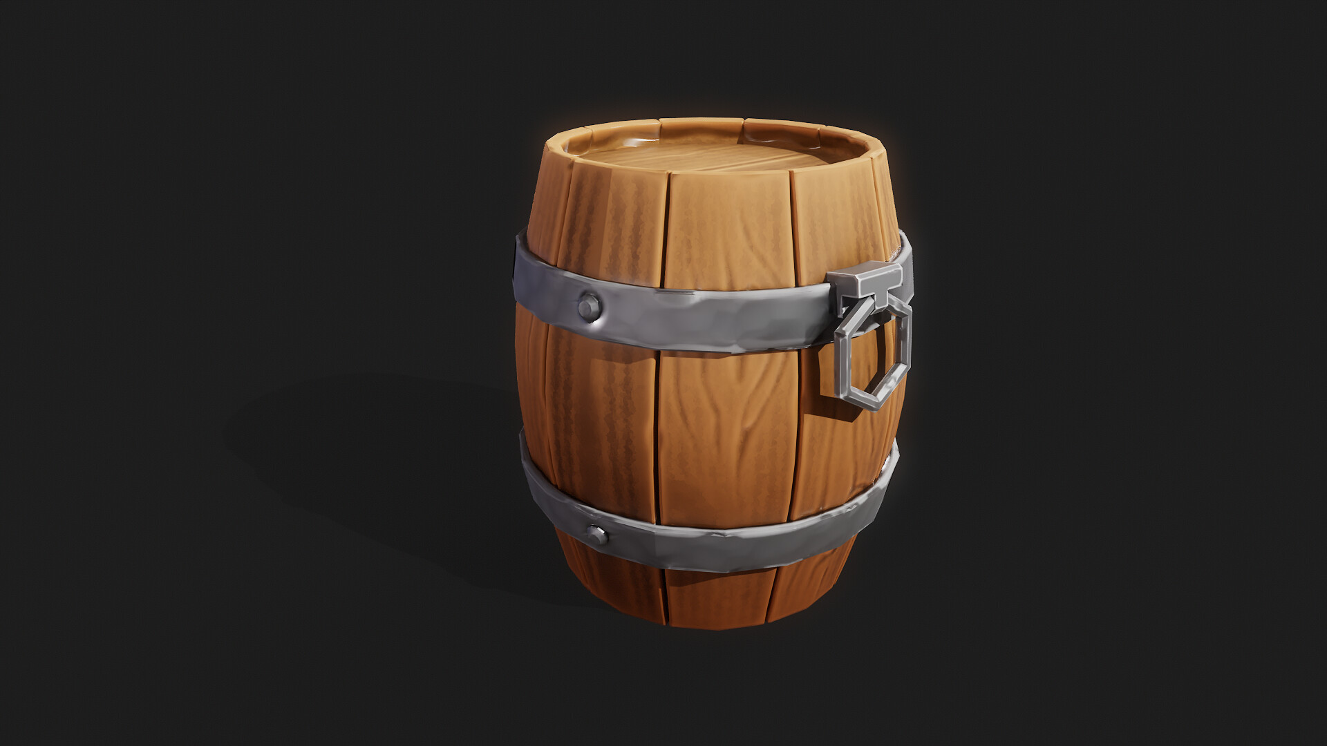 ArtStation - Stylized Barrel