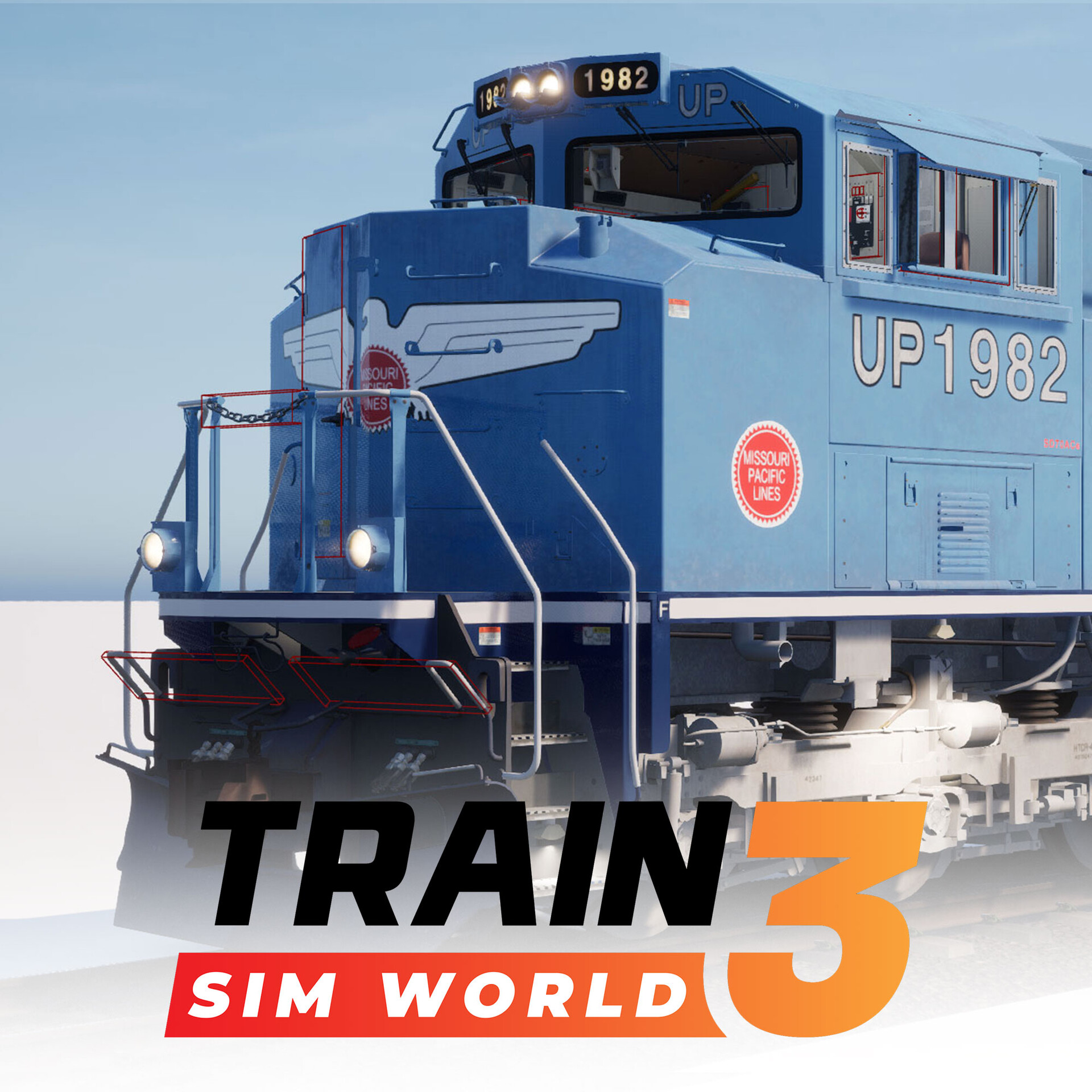 ArtStation - TSW 3 - UP Heritage Collection - Missouri Pacific