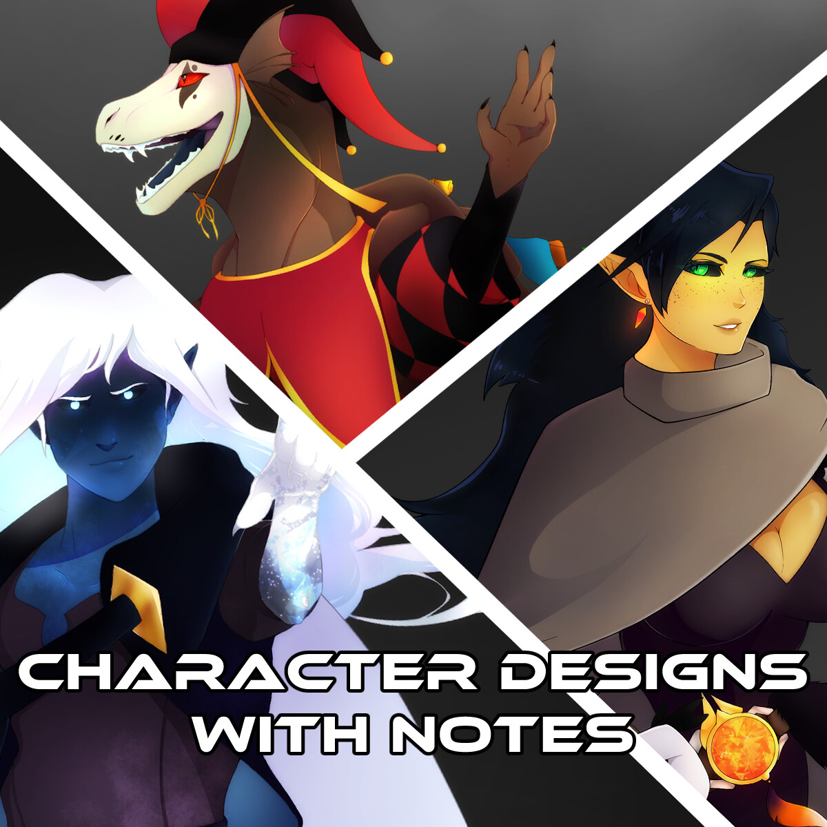 ArtStation - Fantasy Character Designs with Notes