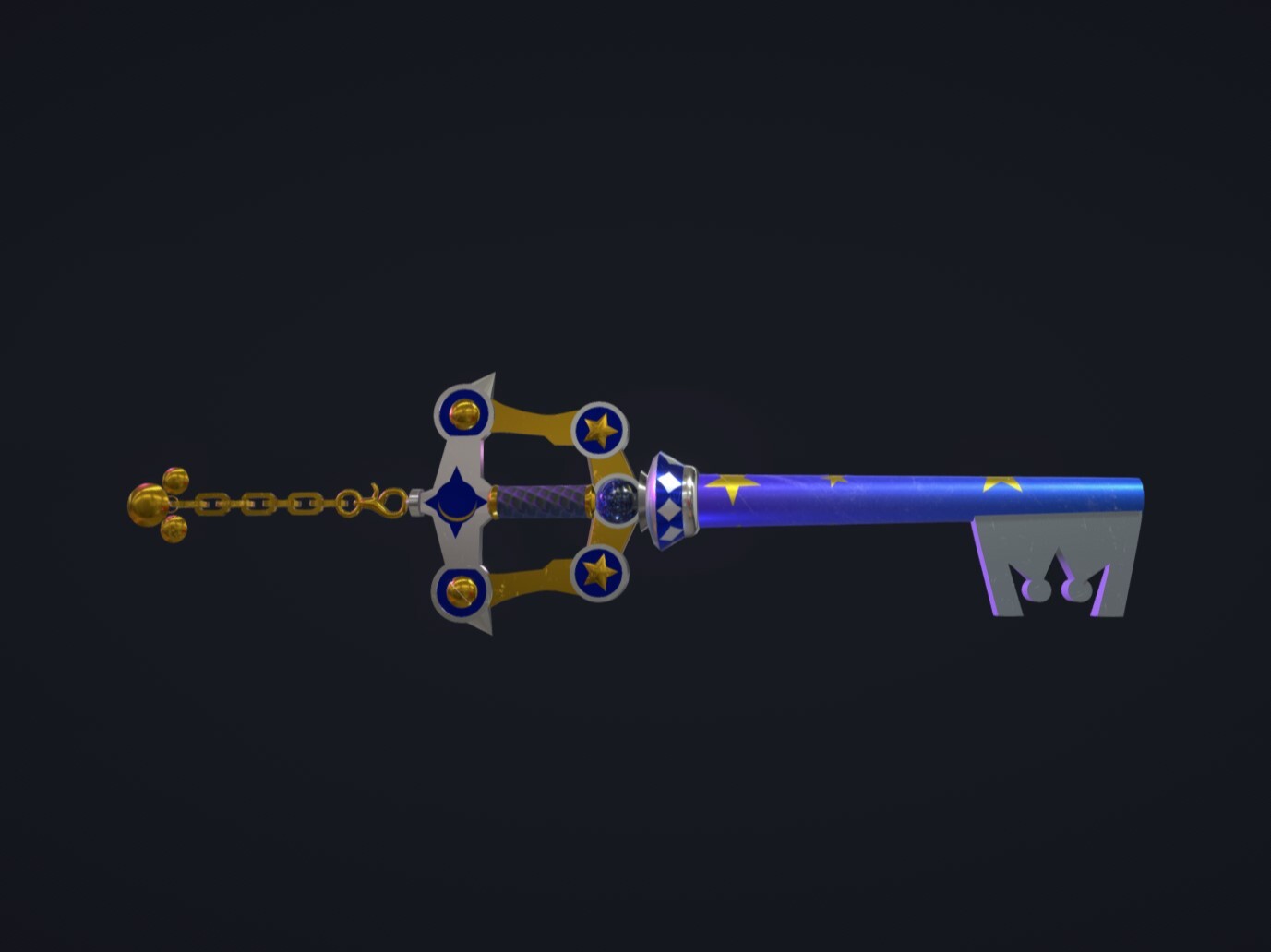 ArtStation - Kingdom Hearts Anti Aqua Keyblade