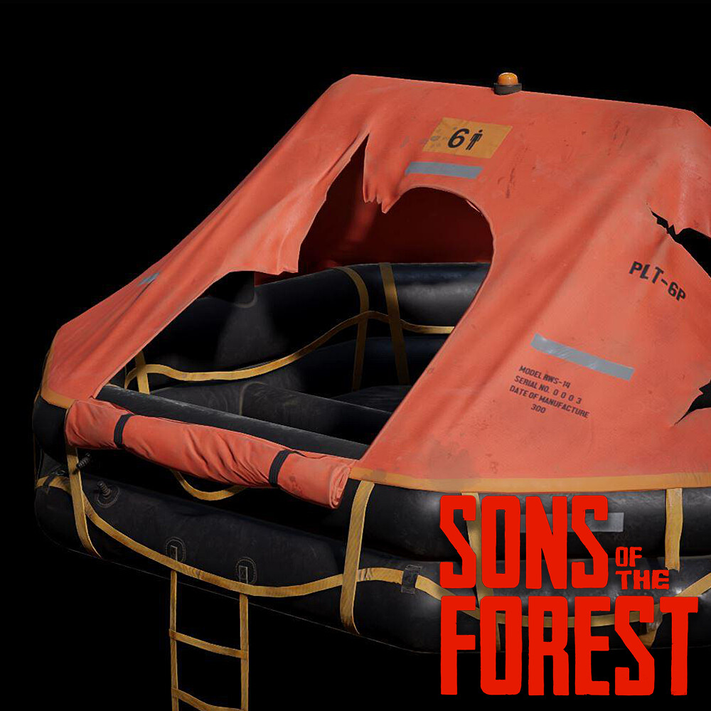 ArtStation - Sons of the Forest - Raft