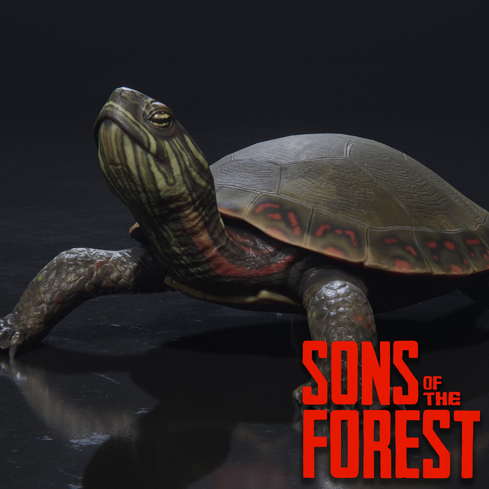 ArtStation - Sons of the Forest - Land Turtle