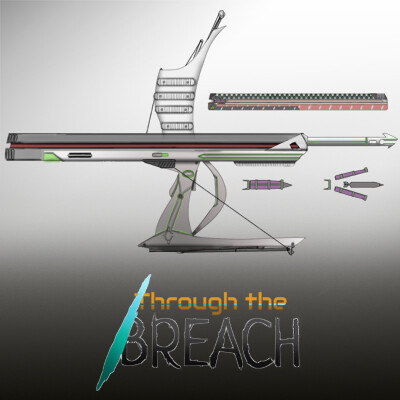 ArtStation - RM5 Railgun Sniper prop design - Through the Breach