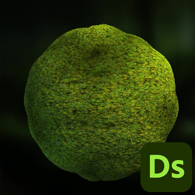 ArtStation - Moss texutre - Substance Designer