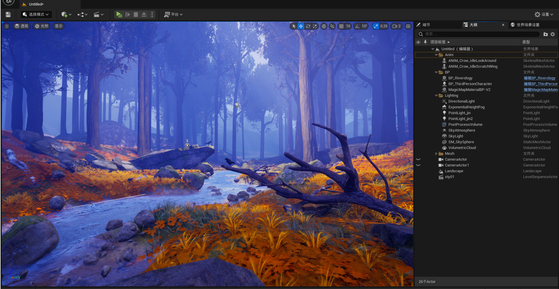 ArtStation - Stylized forest