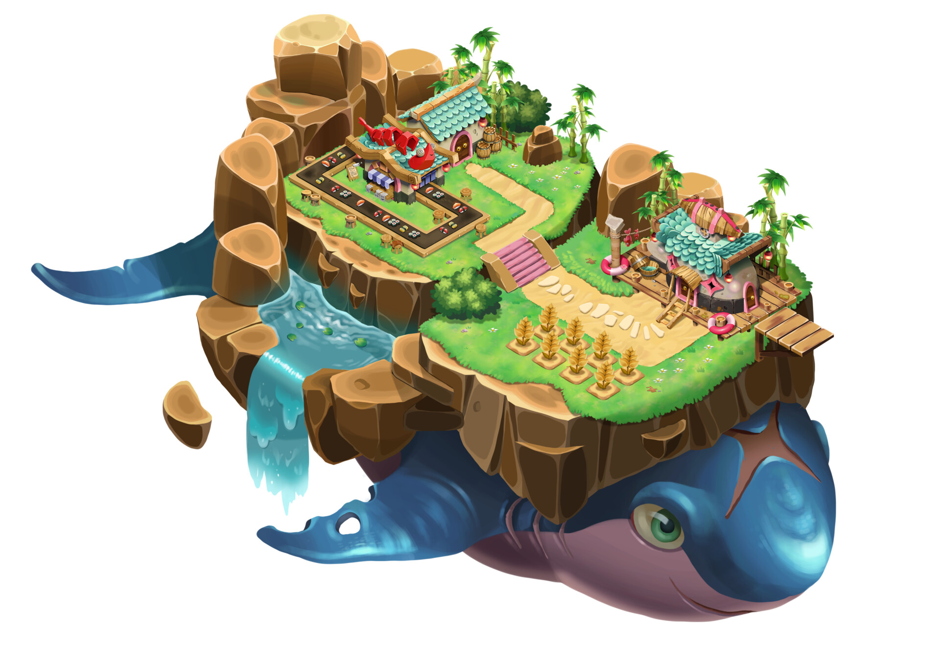 ArtStation - The Flying Island