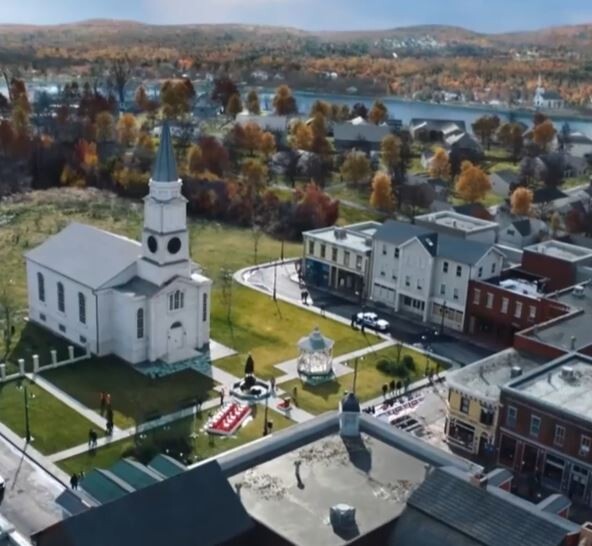 ArtStation - Wednesday Addams Town Shot Breakdown