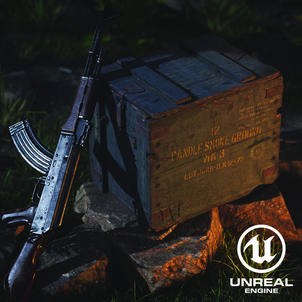 ArtStation - Indian Army Crate