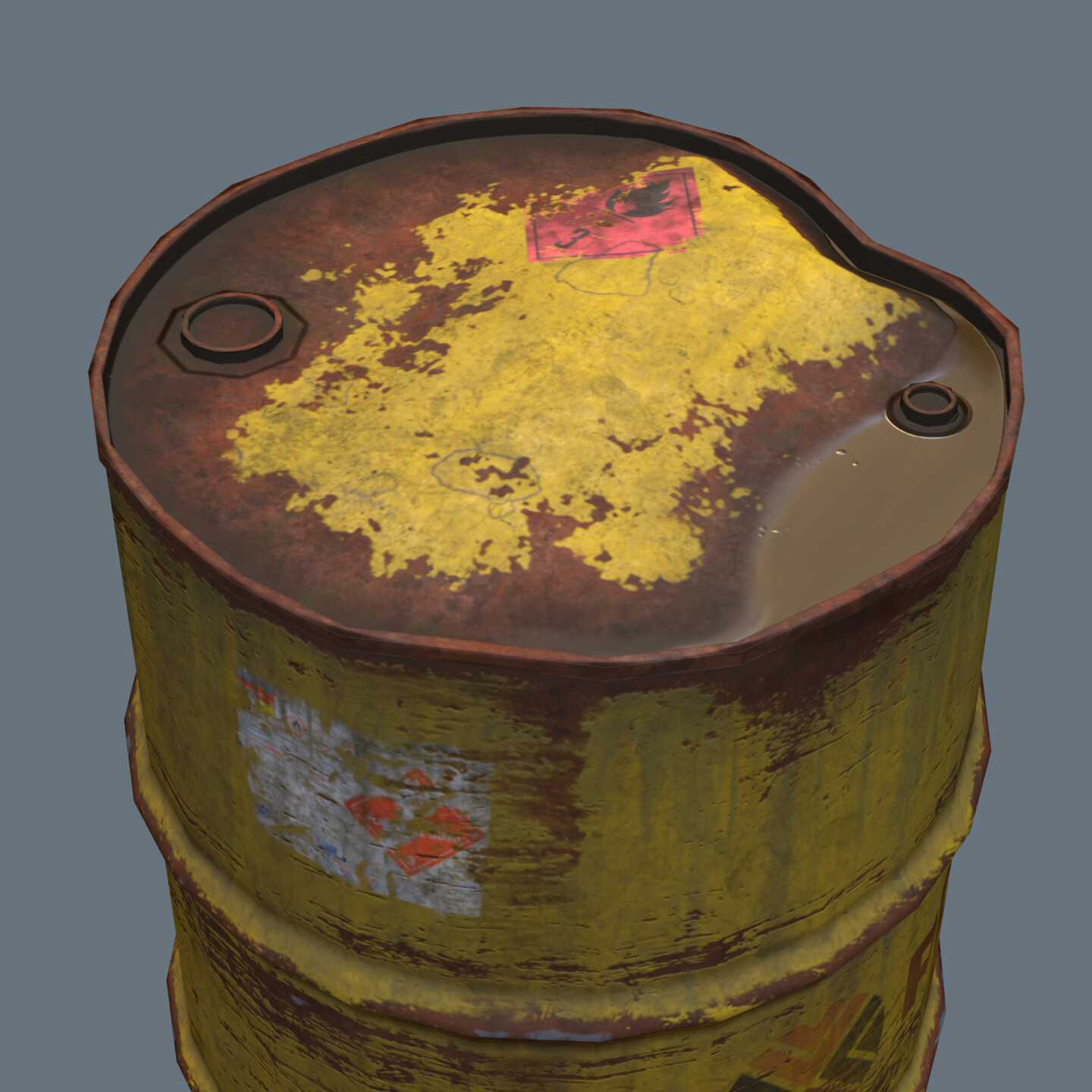 ArtStation - Old Rusty Barrels