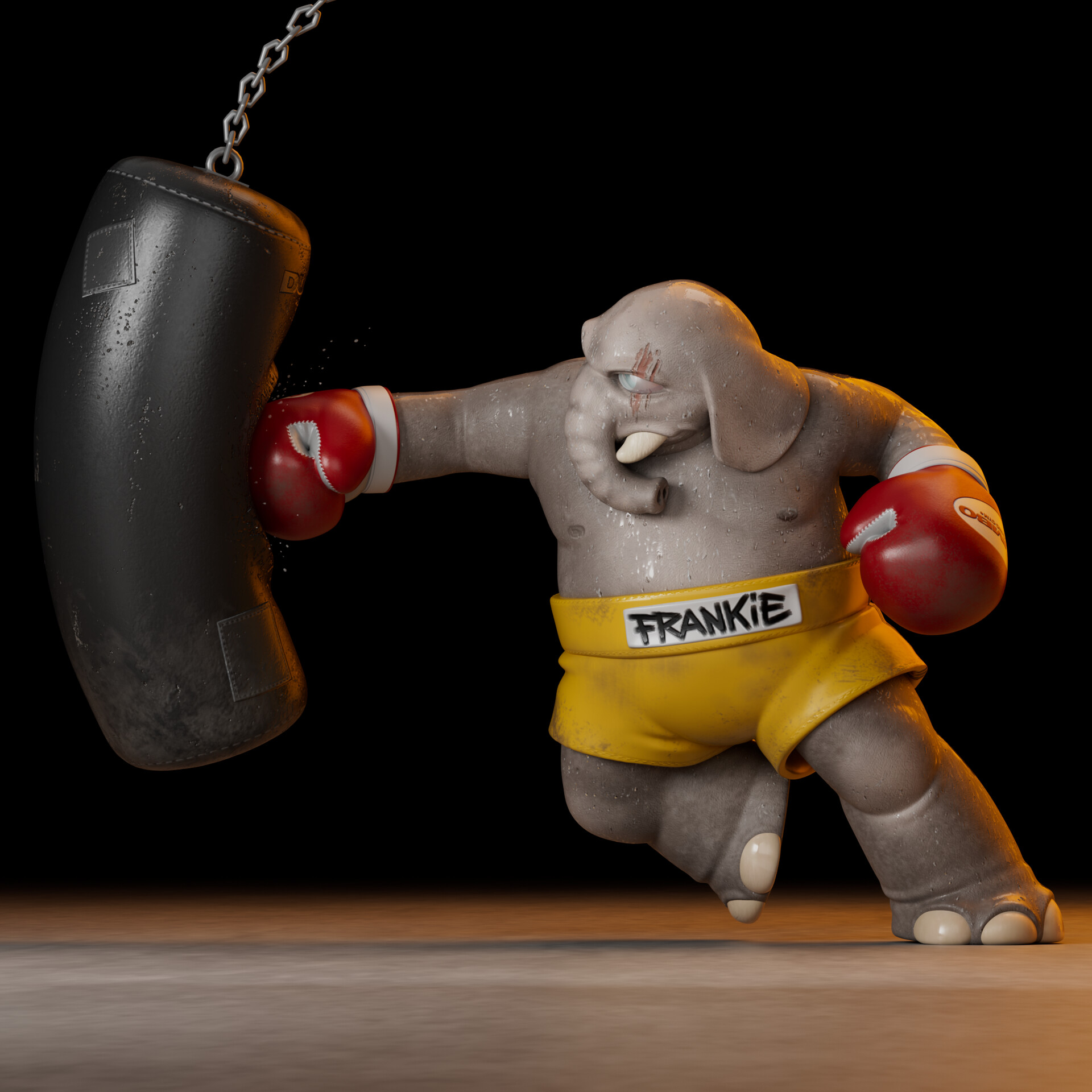 ArtStation - Frank The Tank - 3D Character