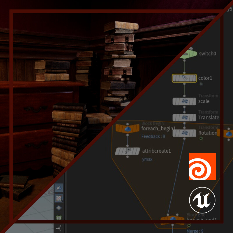 ArtStation - FastStacker - Houdini tool to stack meshes