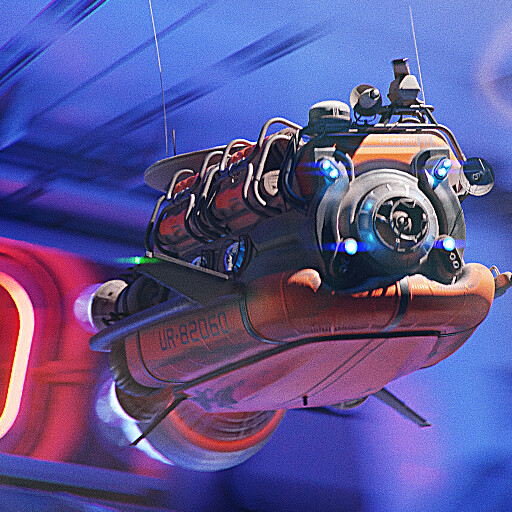 ArtStation - Emergency evacuation - "Endless Engines" contest submission