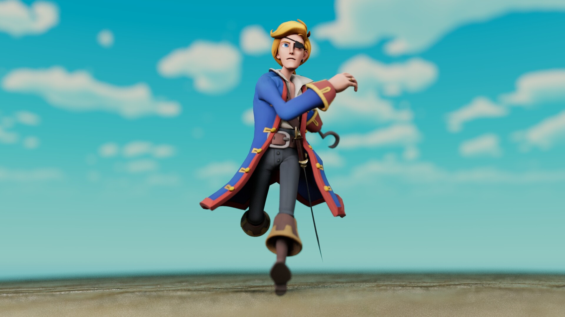 ArtStation - Guybrush Threepwood - 3D Character Animation