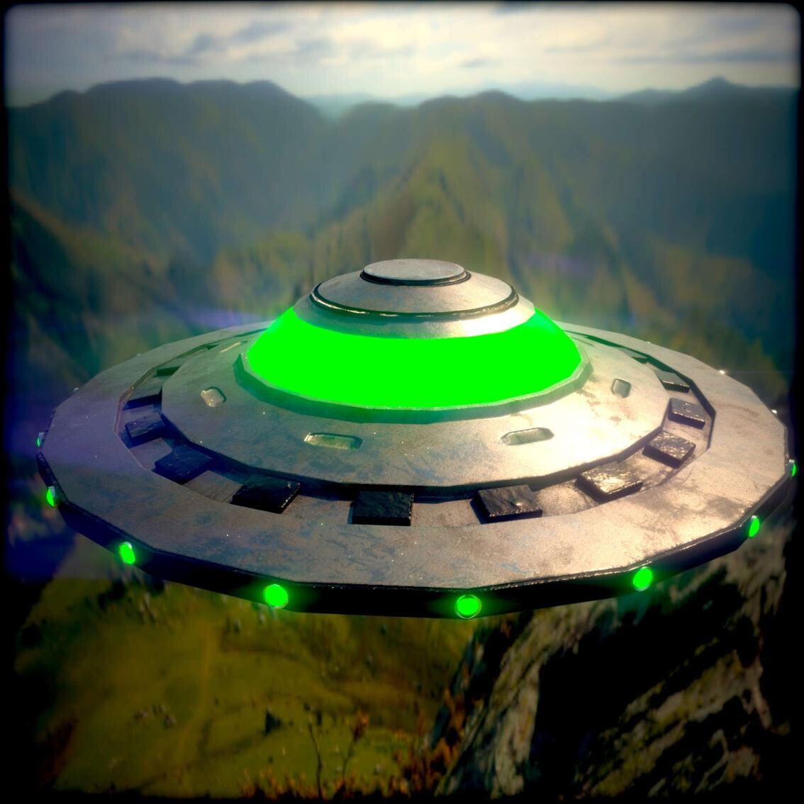 ArtStation - Ufo 3D Model and Textured