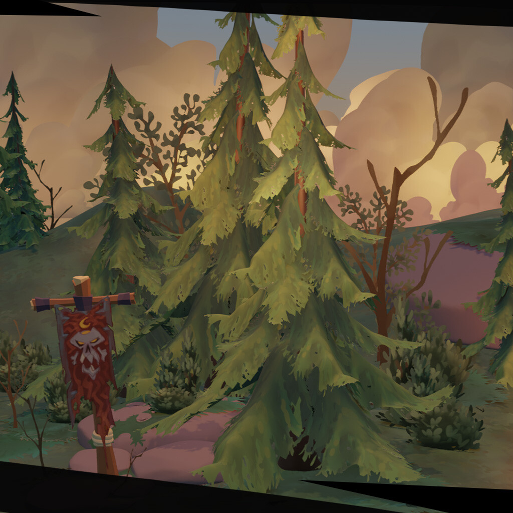 ArtStation - Cloudy evening