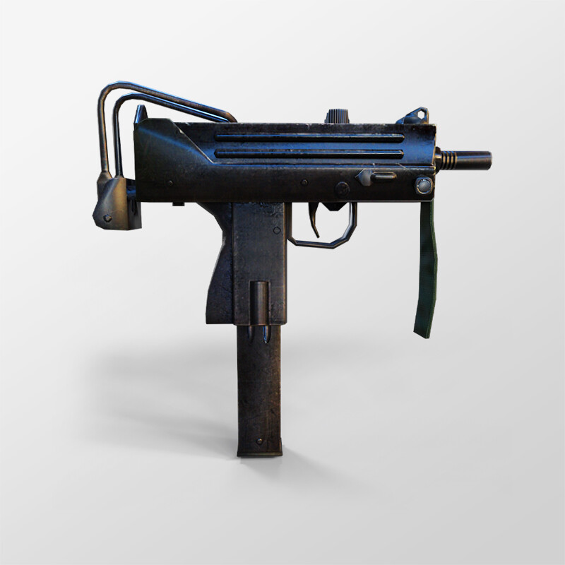 ArtStation - Uzi (Low Poly)