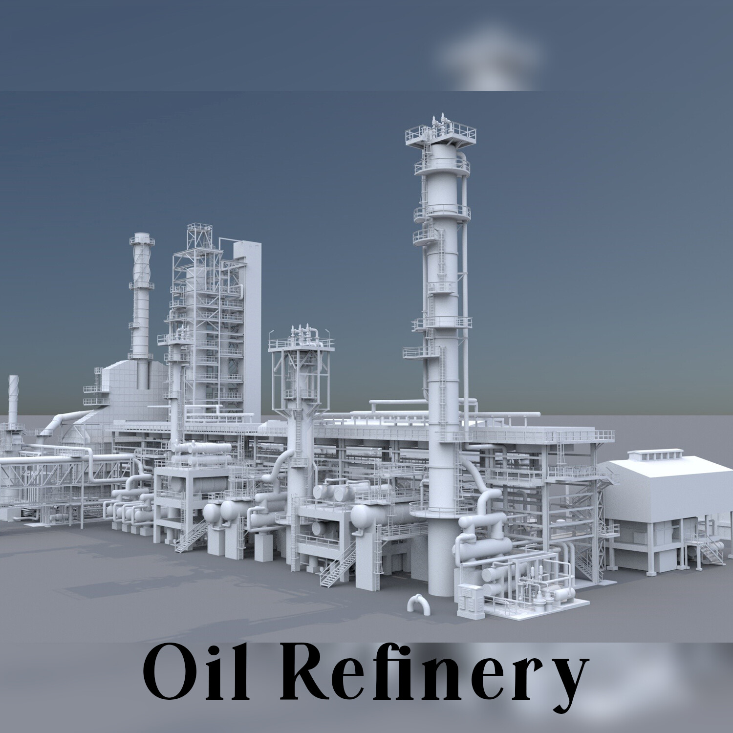 ArtStation - Oil Refinery Elements