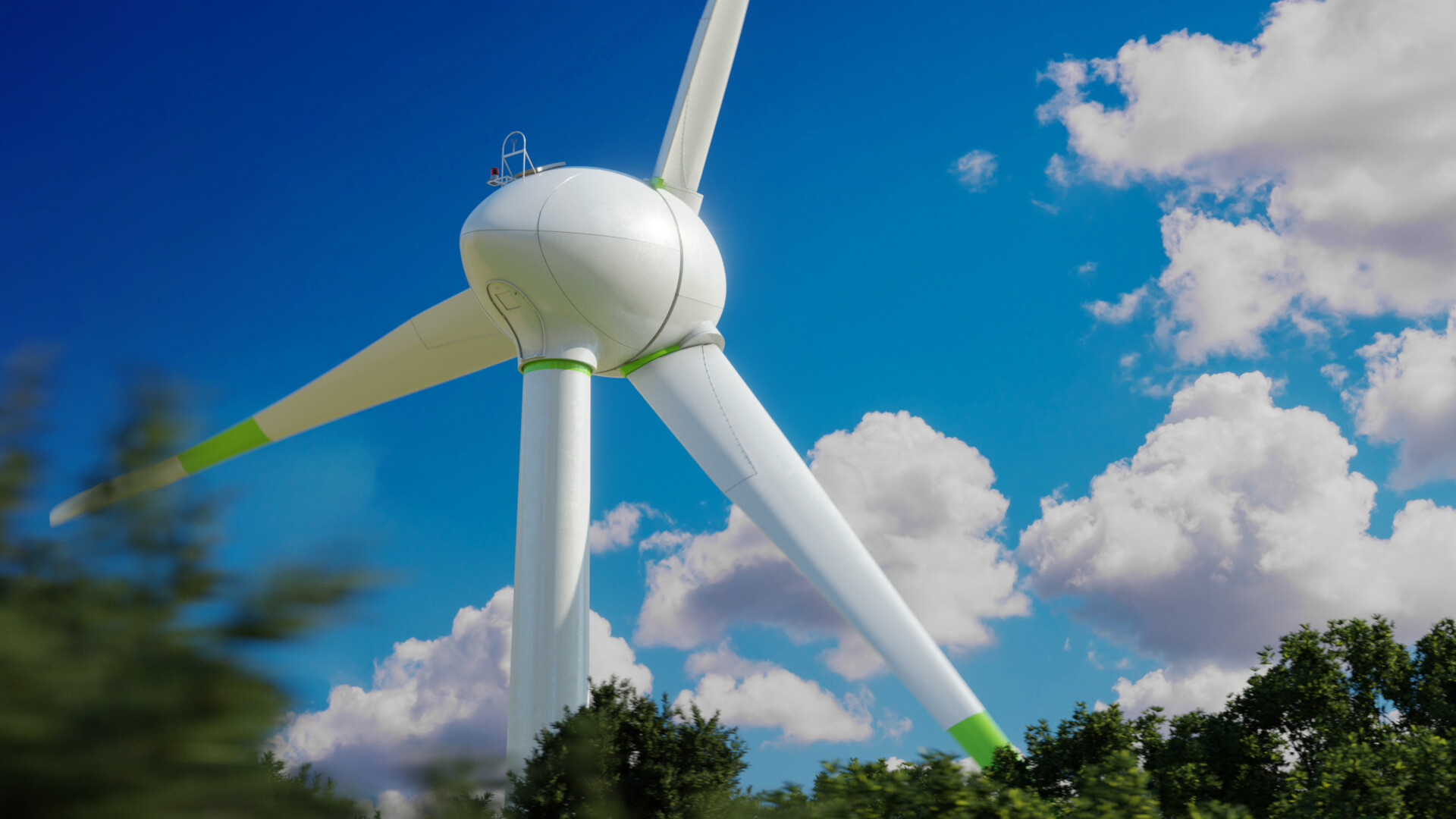 ArtStation - Green Energy - Wind Farm Animation
