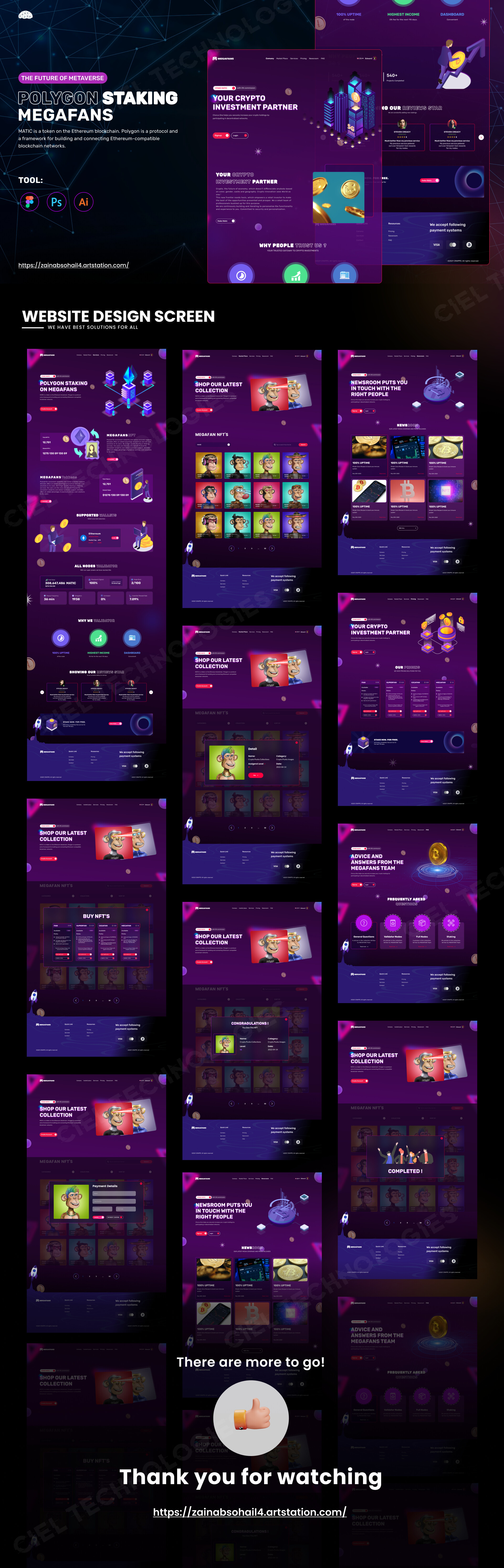 ArtStation - Mega Fans UI