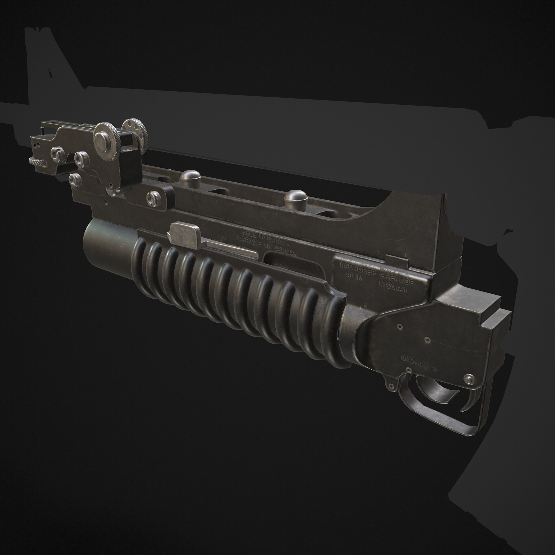 ArtStation - Diemaco M203A1 Grenade Launcher