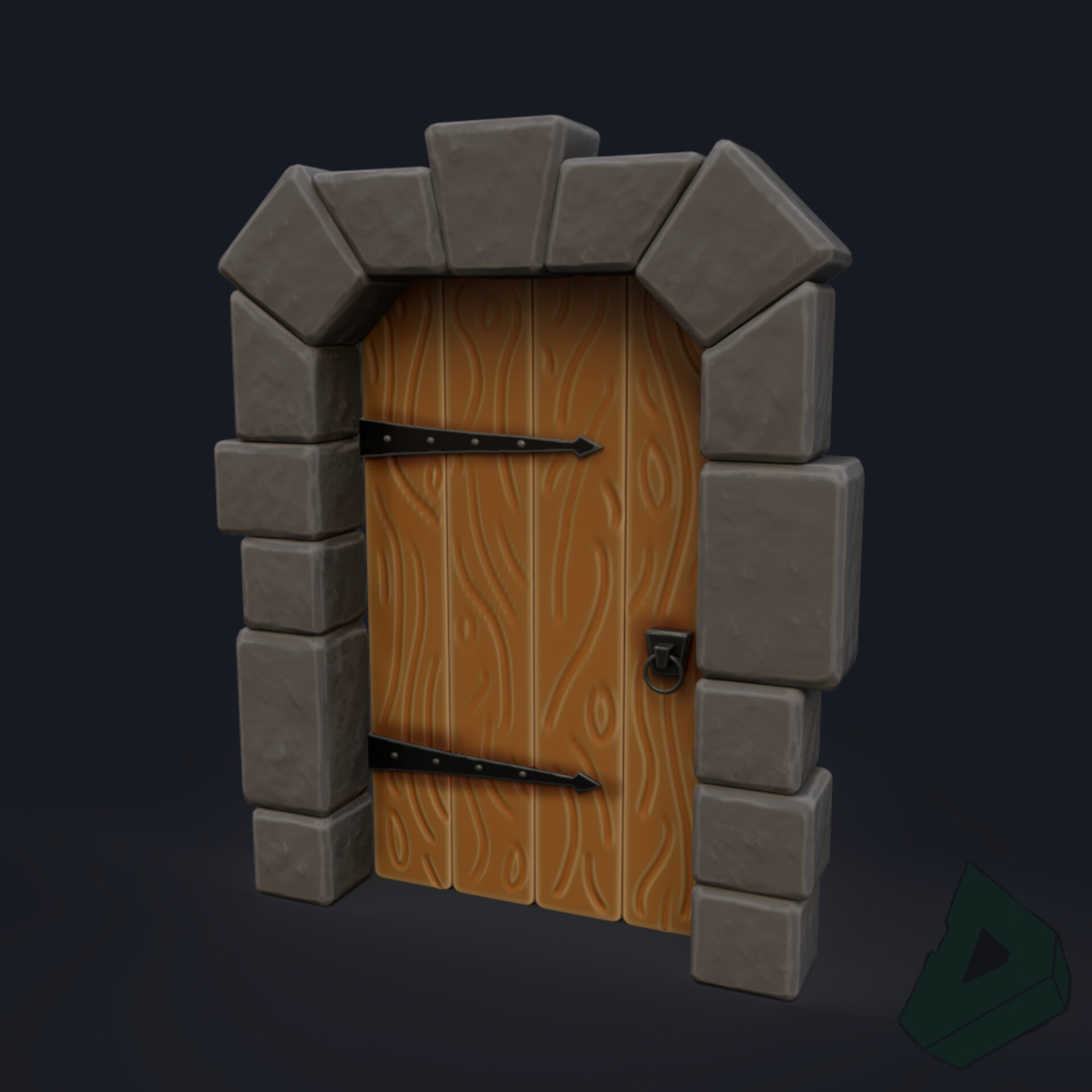 ArtStation - Stylized Door