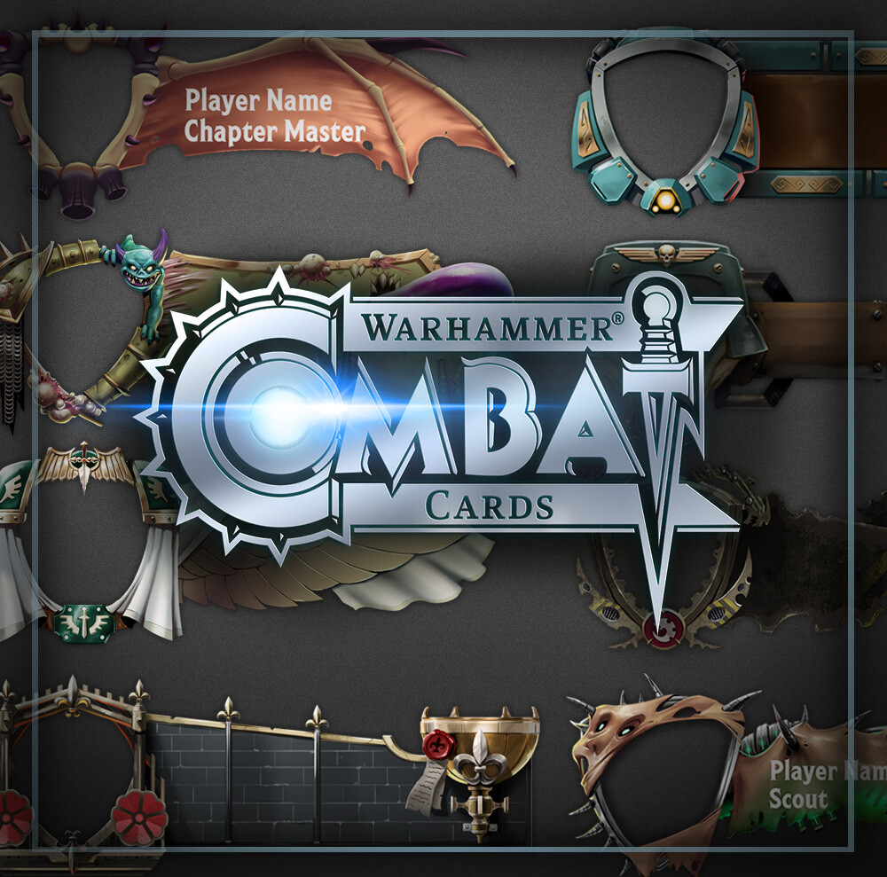 ArtStation - Warhammer Combat cards Cosmetics