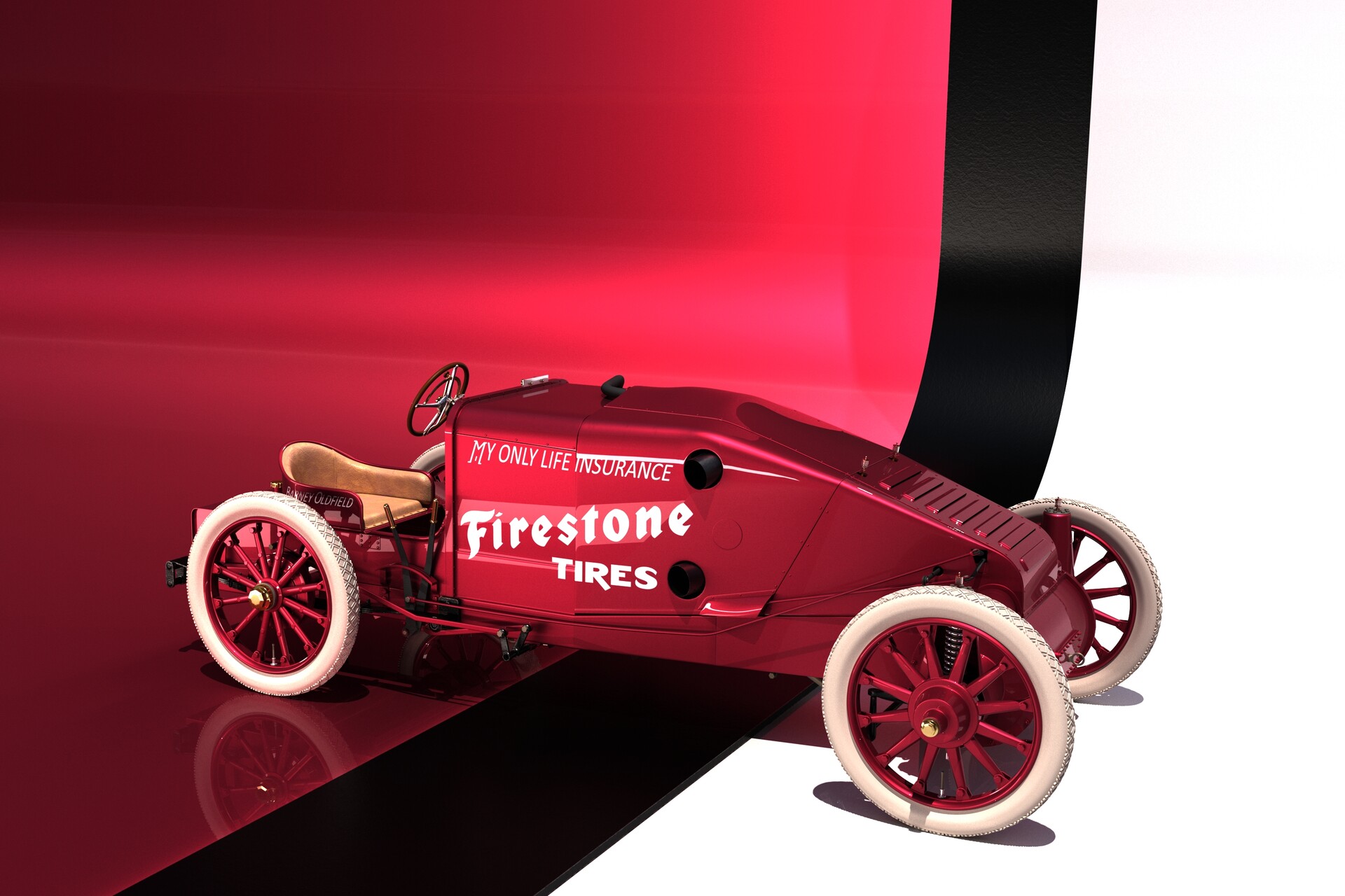 ArtStation - Christie V-4 Engine 1909 Racer
