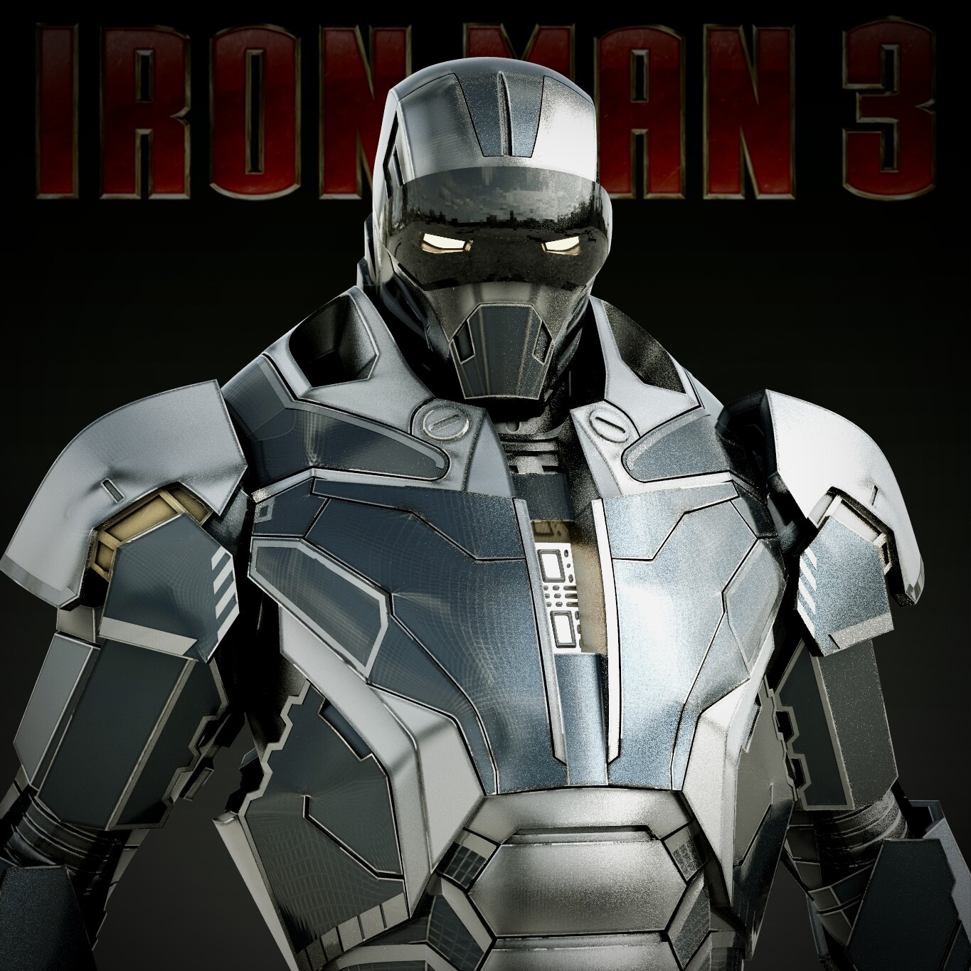 ArtStation - IRONMAN Mark40 -SHOTGUN-