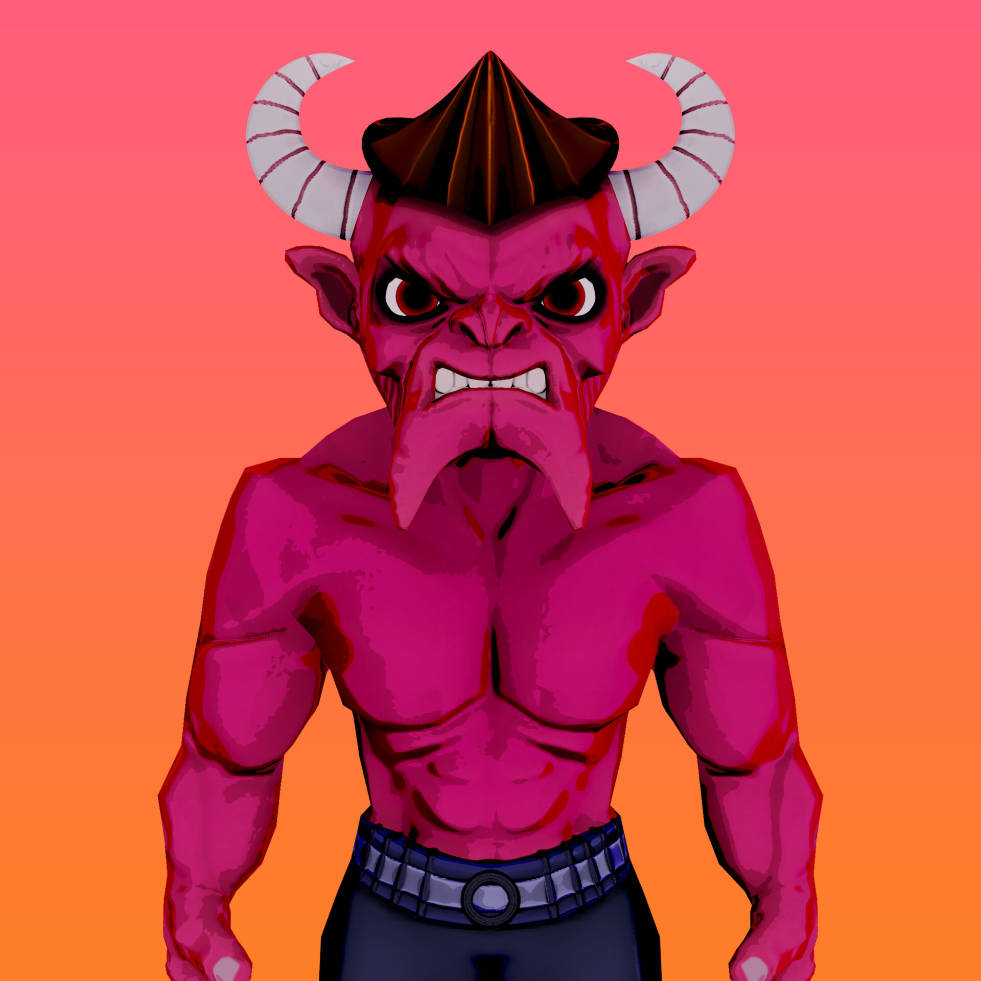 ArtStation - Devil - Stylized Character Modelling