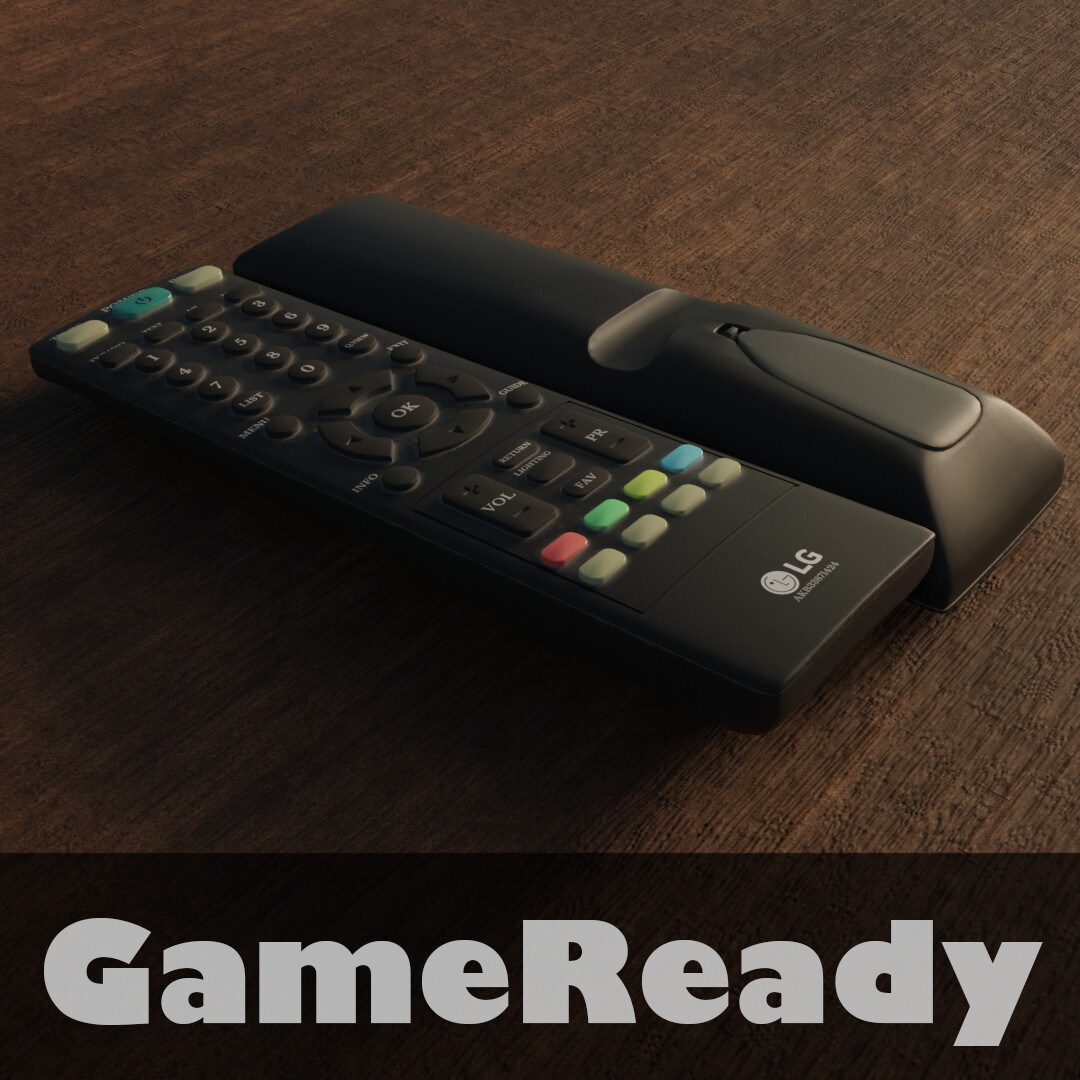 ArtStation - TV Remote GameReady