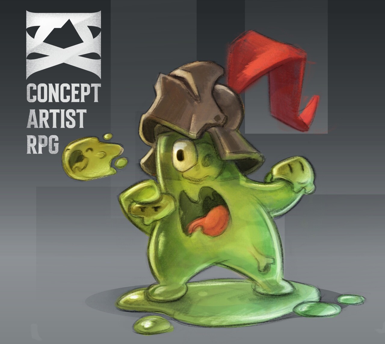 ArtStation - Valley of the Falls - Monster's mountain (Part 2)