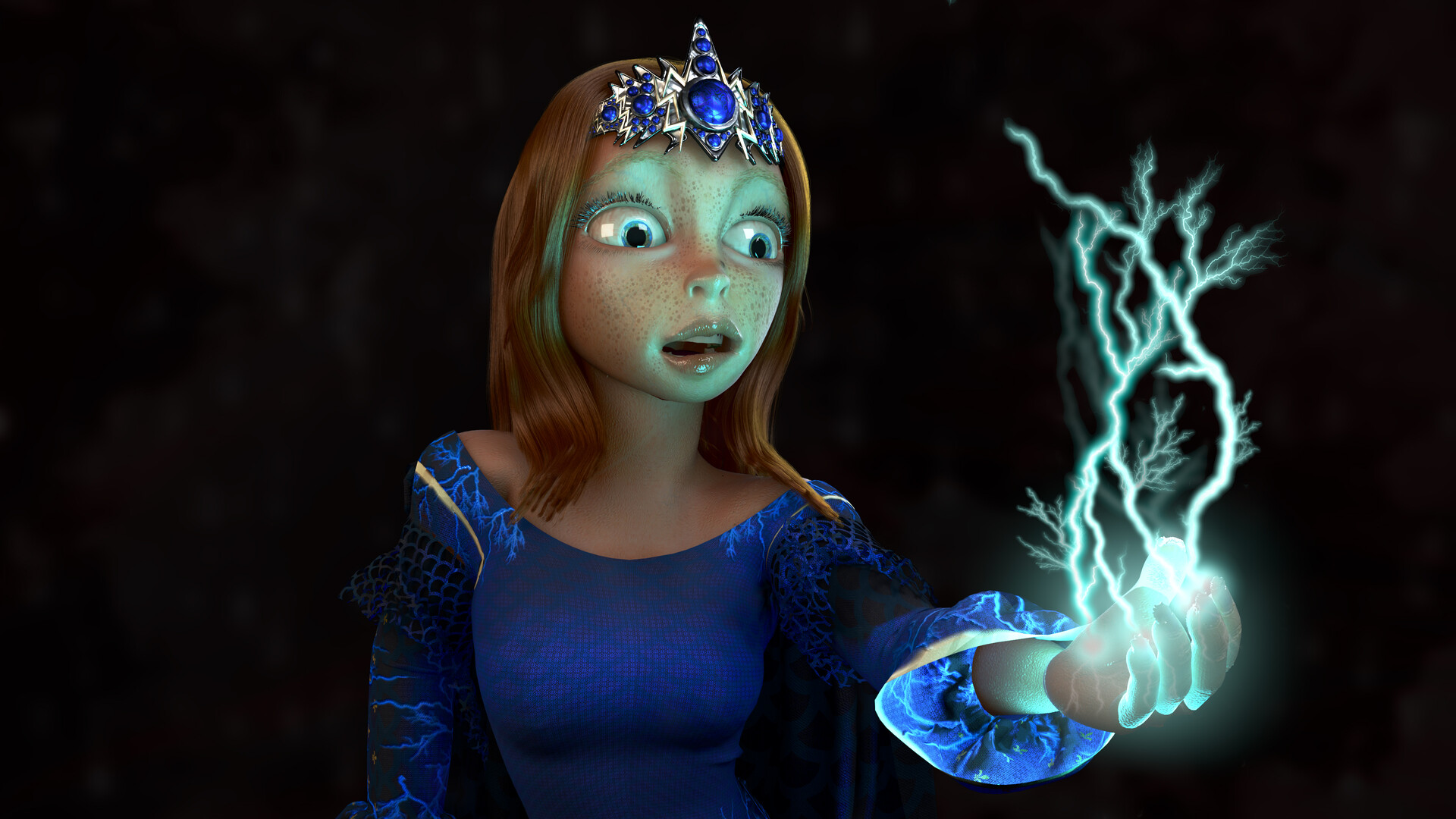 ArtStation - Révéna The Thunder Princess