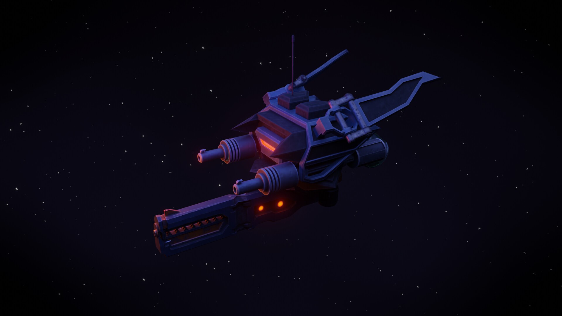 ArtStation - Stylized Hostile Robot