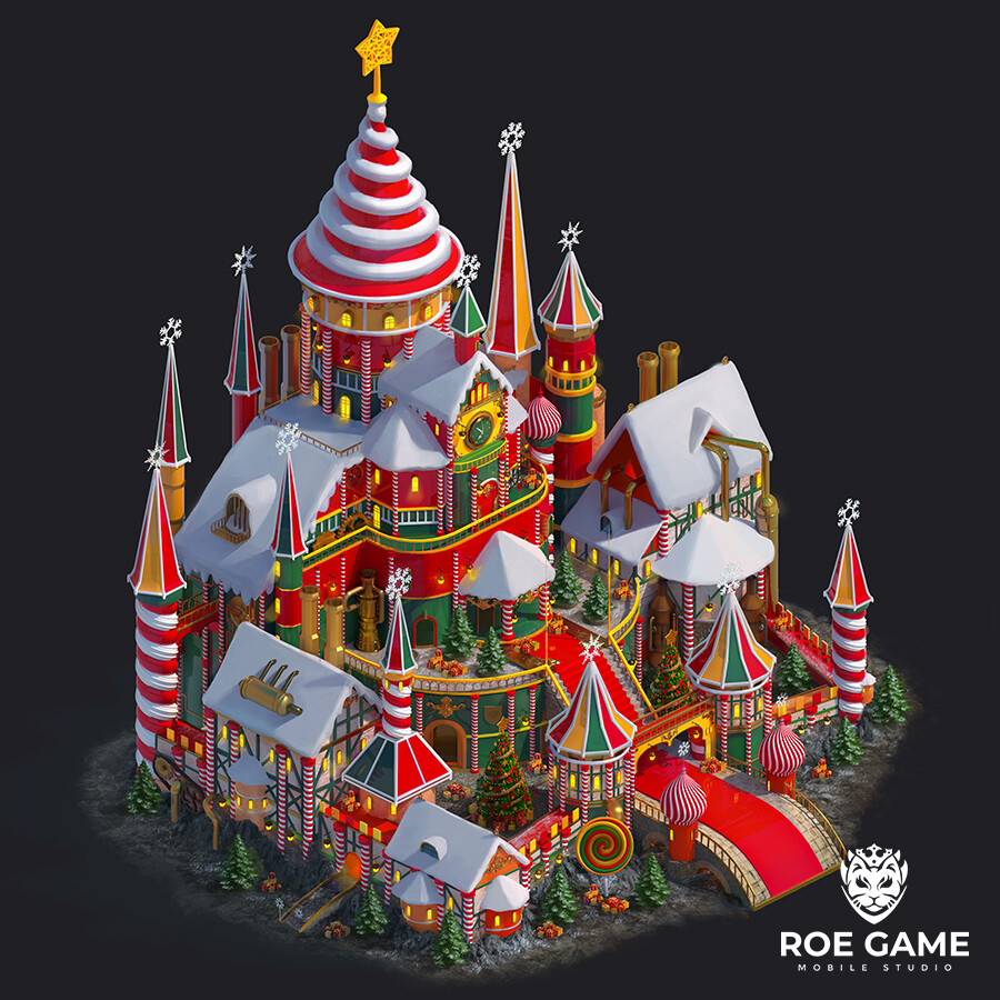 ArtStation - Gingerbread Castle/ROE