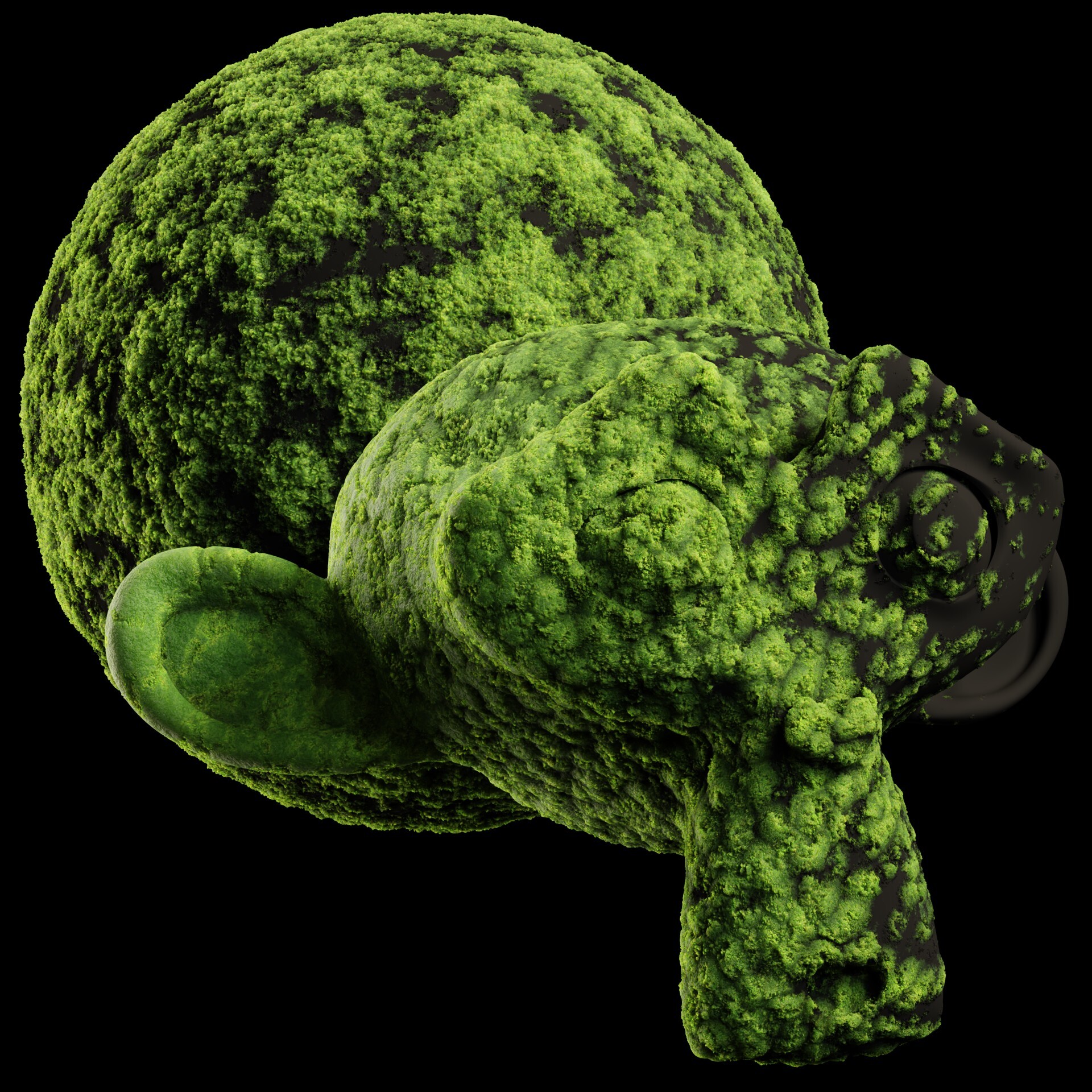 ArtStation - Procedural Moss Material (Blender Tutorial)