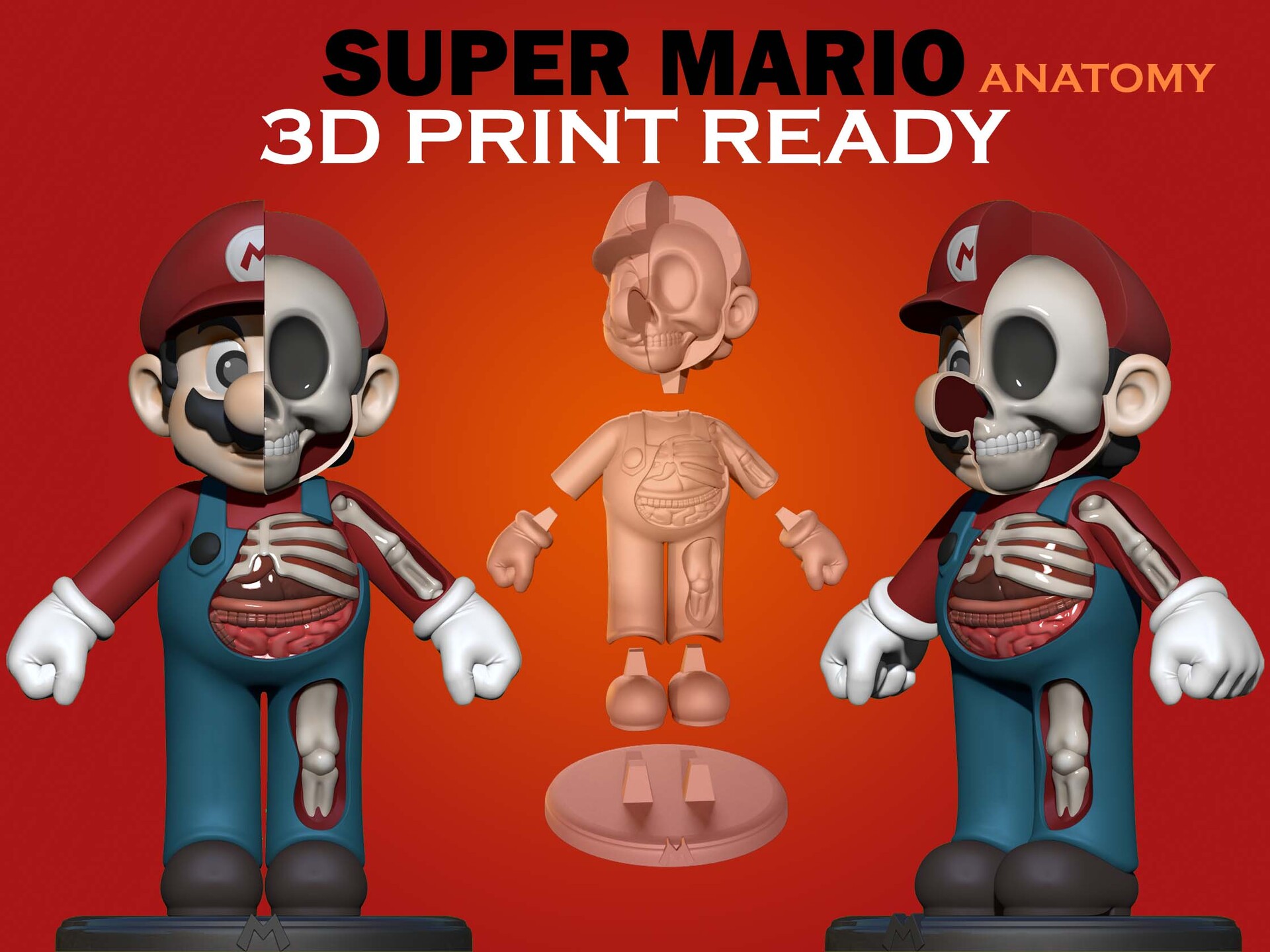 ArtStation - SUPER-MARIO 3D PRINT READY