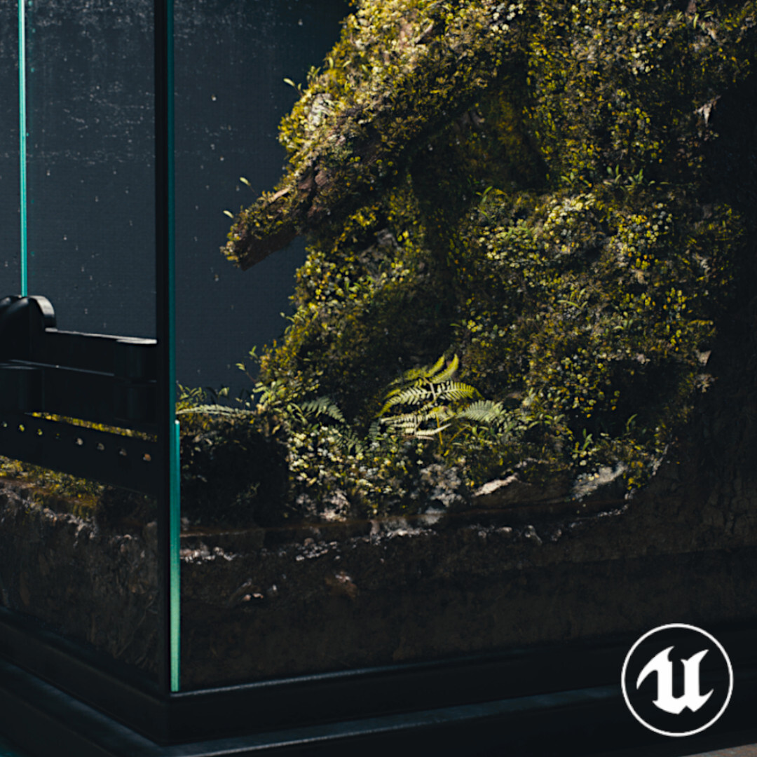 ArtStation - Virtual Rain Garden (Moss Terrarium) | Unreal Engine 5