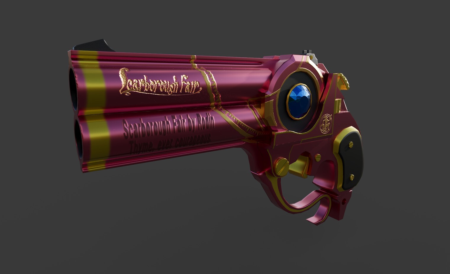 ArtStation - Bayonetta's Gun 3D Max