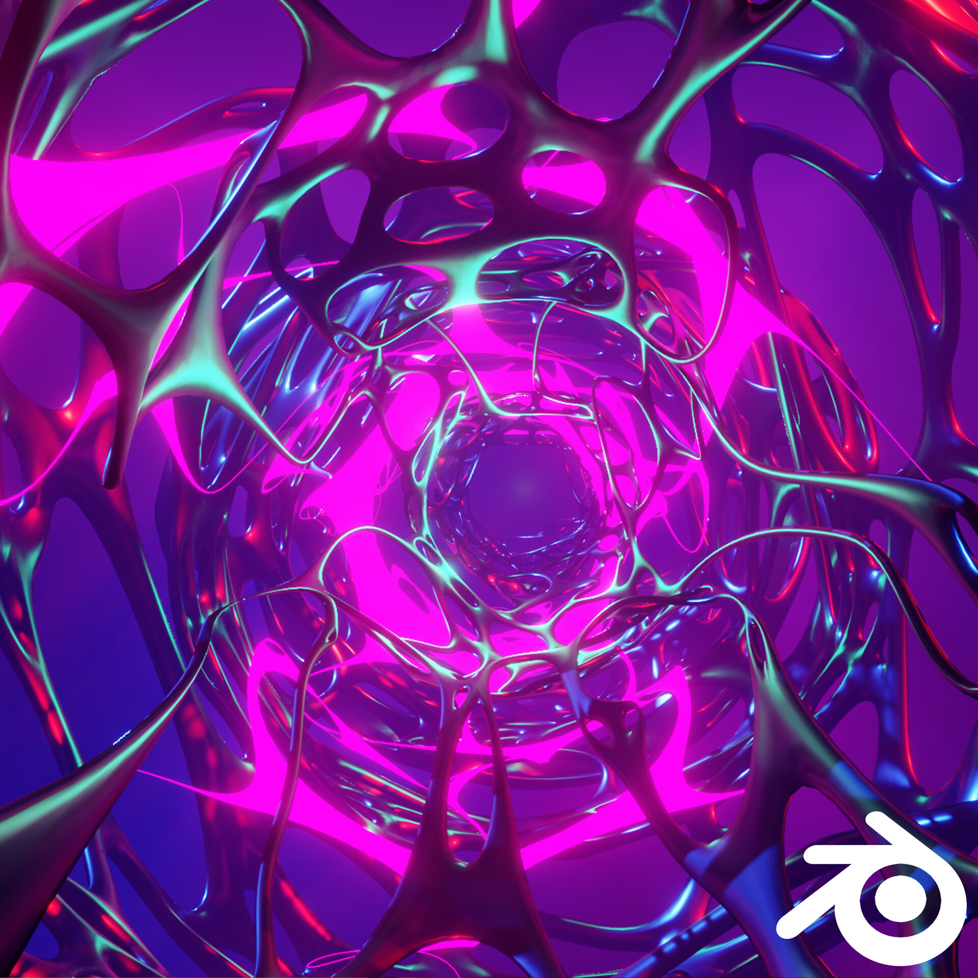 ArtStation - Colorful Sci-fi Animation Loop