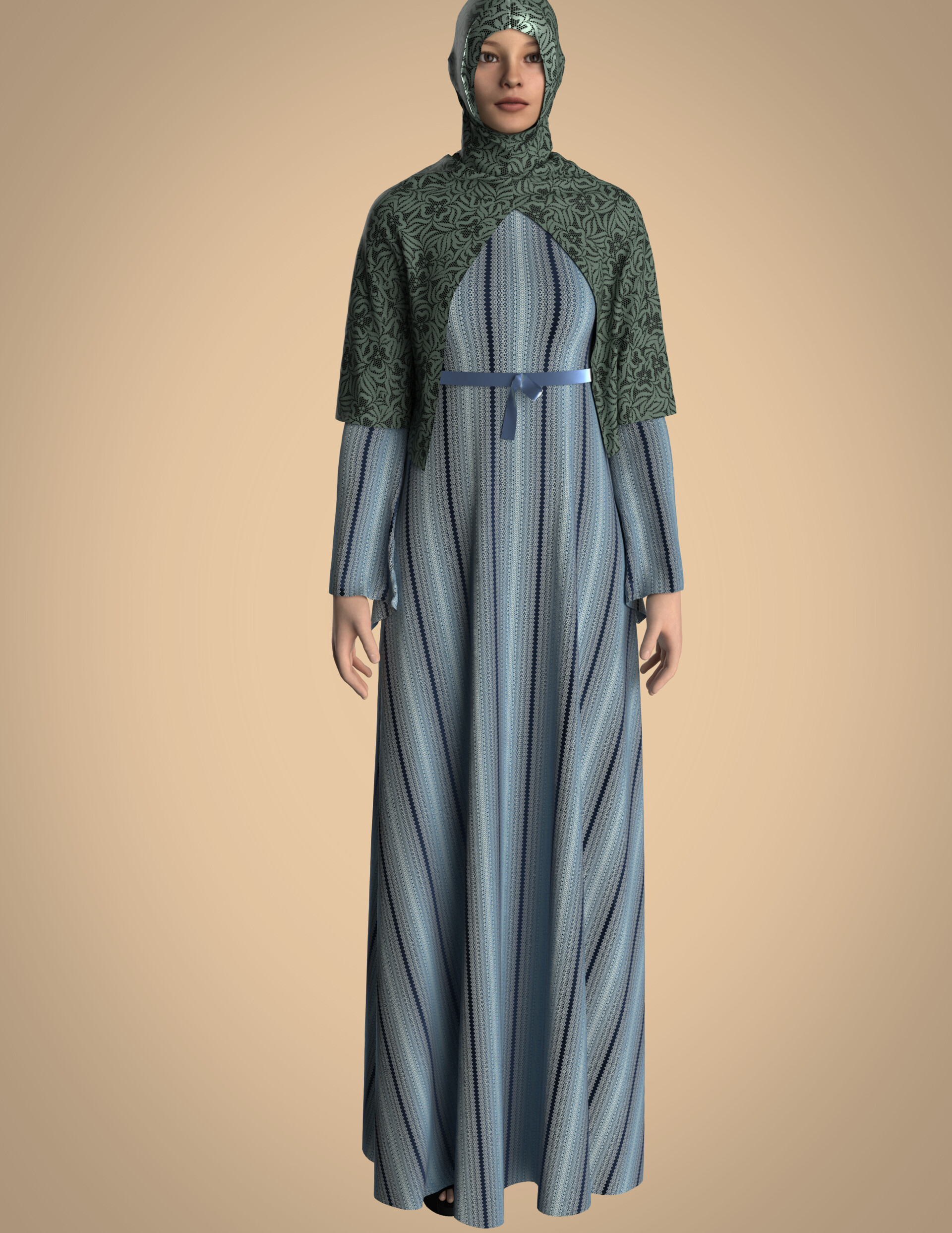 ArtStation - Arabian abaya