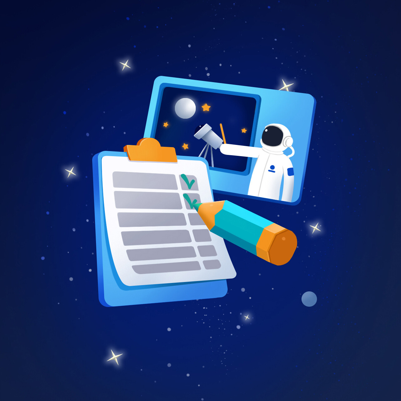 ArtStation - Astronomy APP Intro