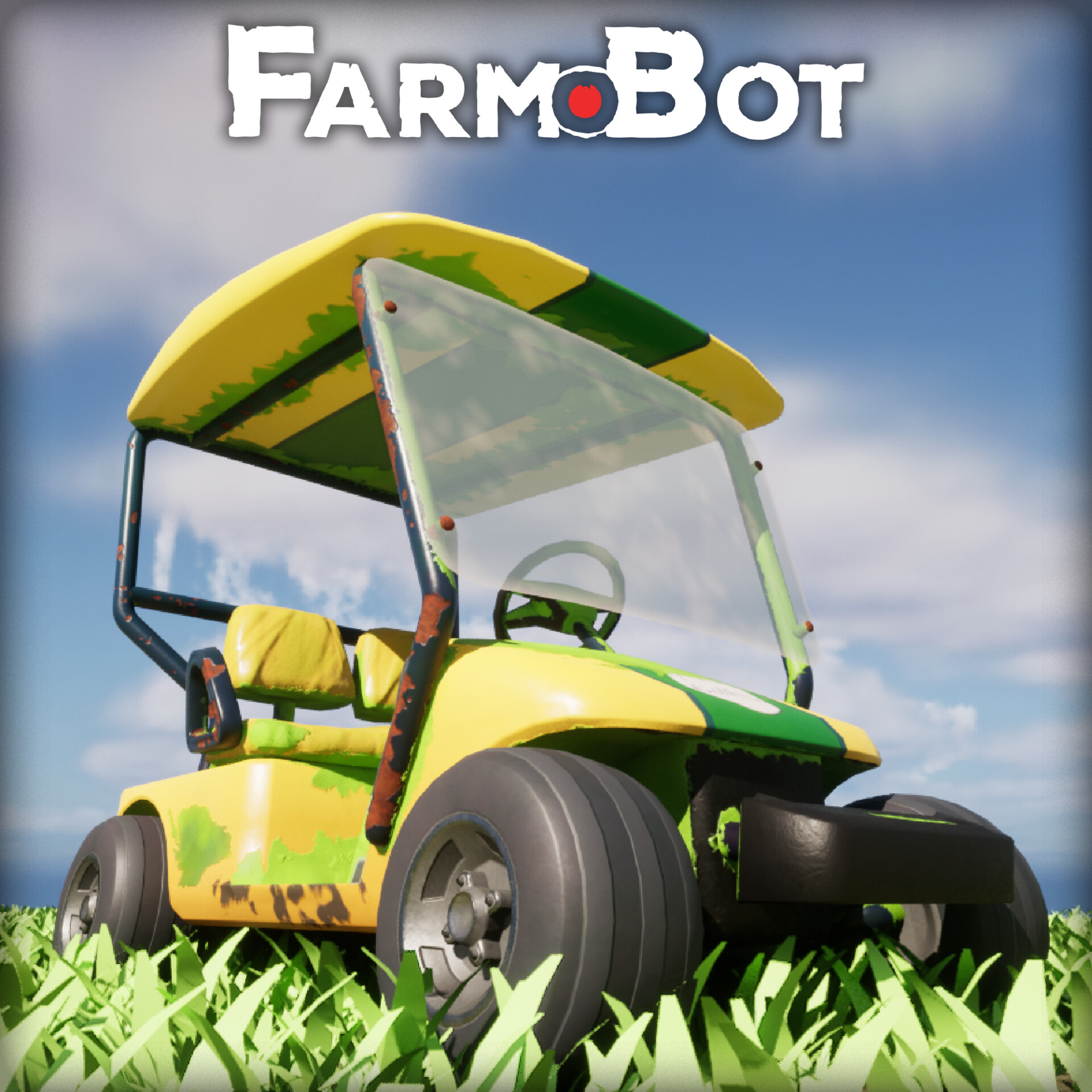 ArtStation - Farm o Bot - Stylized GolfKart