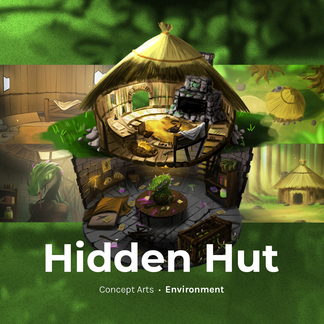 ArtStation - Hidden Hut [Environment]