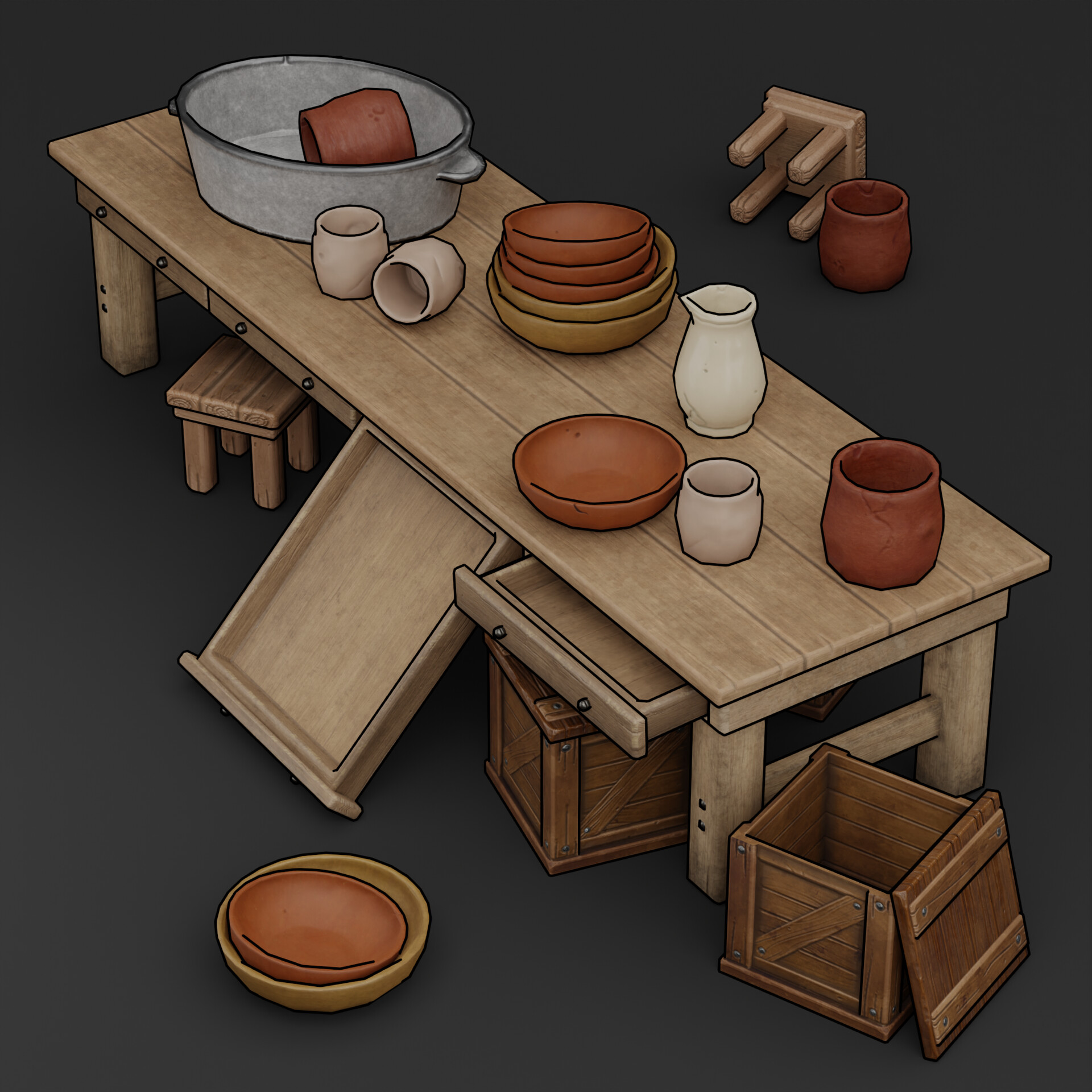 ArtStation - Workshop Clutter